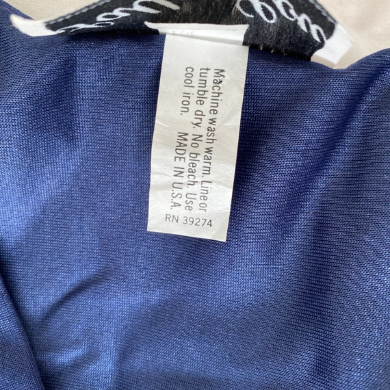 Vintage Pin-Up Style Dress| 1970s Sally Lou Navy & Cr… - Gem