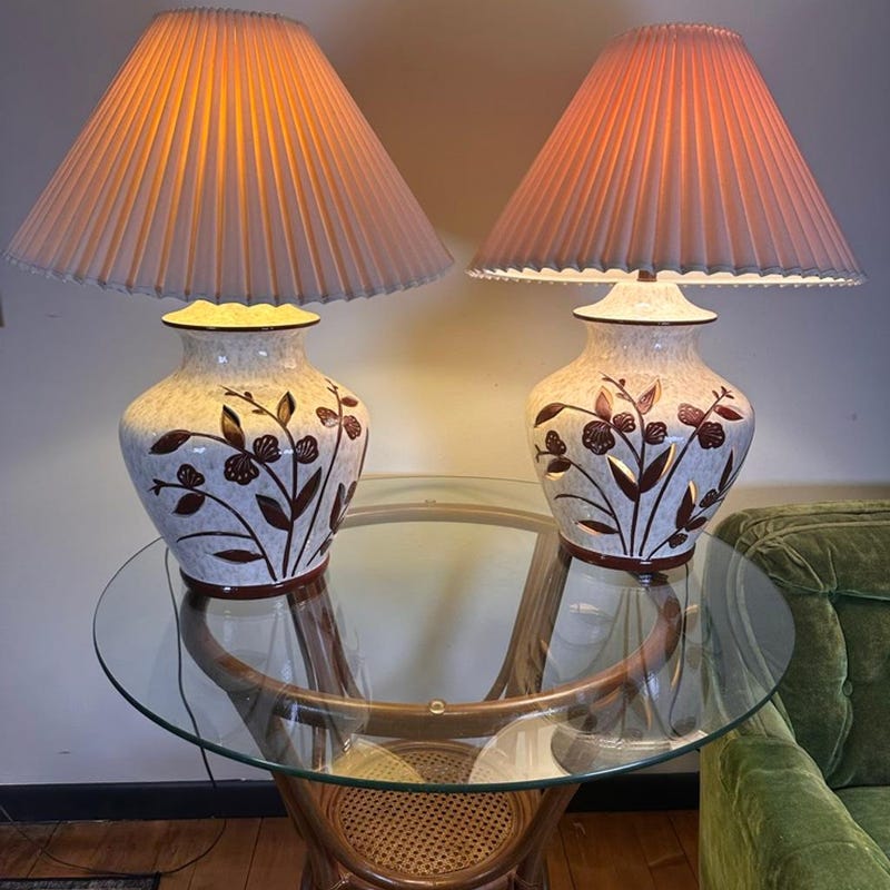Danish Ceramic Table Lamps - Etsy