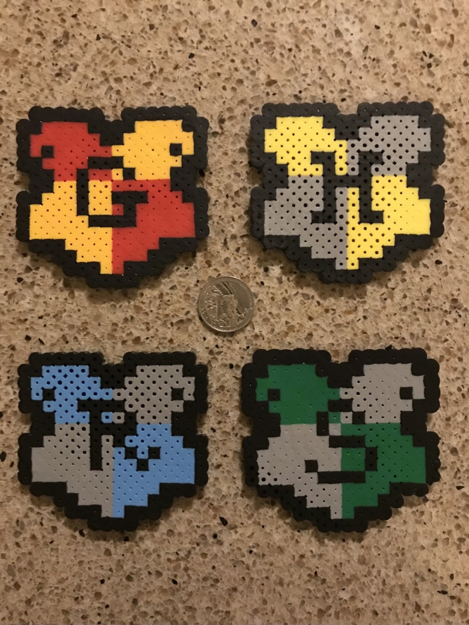 Harry Potter Perler Beads Houses - Etsy