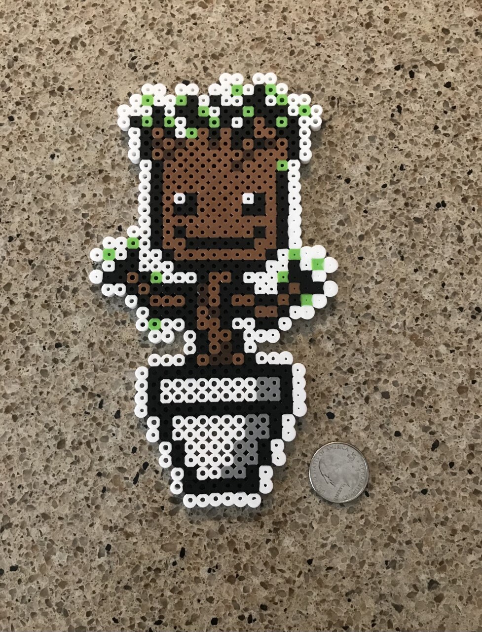 Perler Bead Baby Groot Guardians of the Galaxy - Etsy