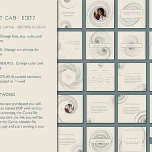 Sacred Geometry Spiritual Instagram Templates, Edit on Canva: Style X12 ...