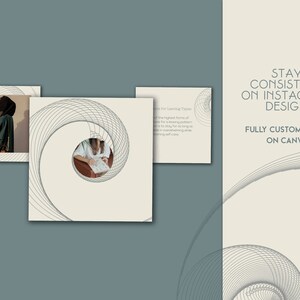 Sacred Geometry Spiritual Instagram Templates, Edit on Canva: Style X12 ...