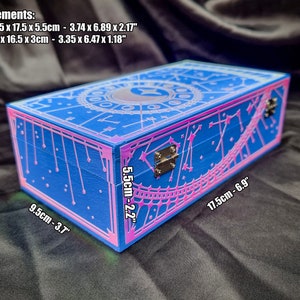 Celestial Moon Personalised Jewellery Box | Crystals and Tarot Storage ...