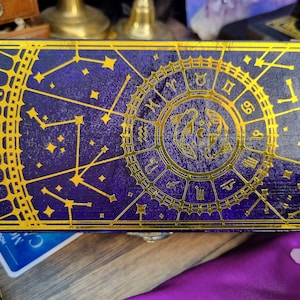 Zodiac Personalised Jewellery Box | Crystals and Tarot Storage, Wiccan ...