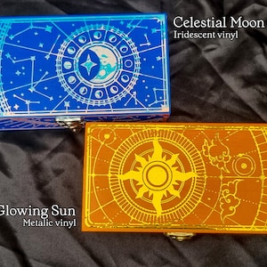 Celestial Moon Personalised Jewellery Box | Crystals and Tarot Storage ...