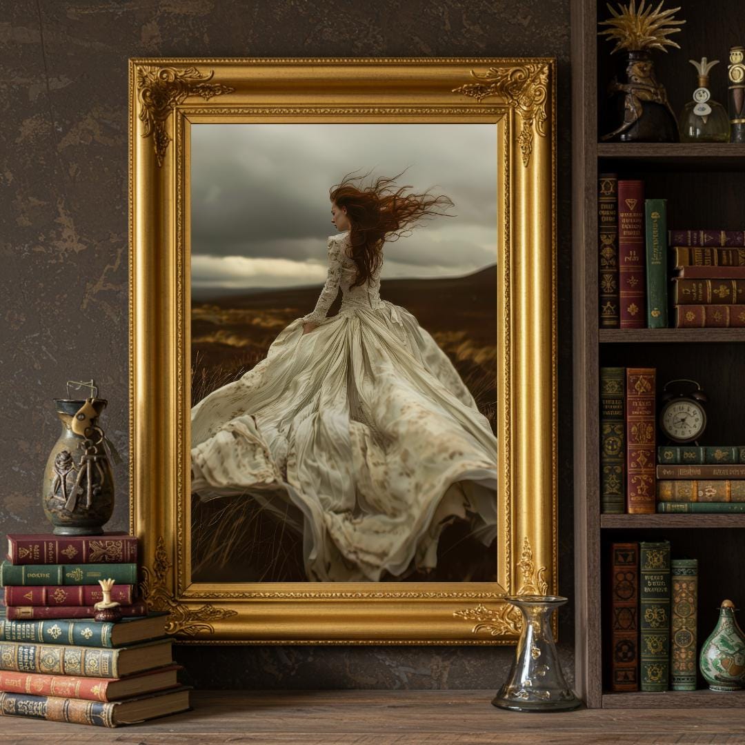 Banshee of the Moors Print – Haunting Irish Folklore Wall Art | Dark ...