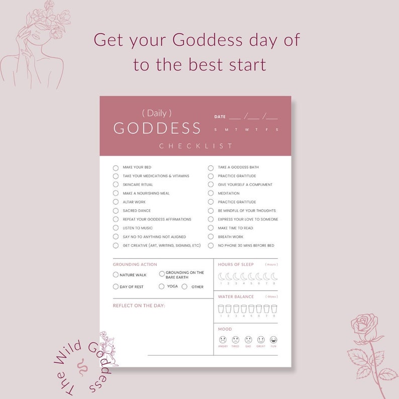 Digital Goddess Empowerment Checklist - Harness Your Inner Goddess ...