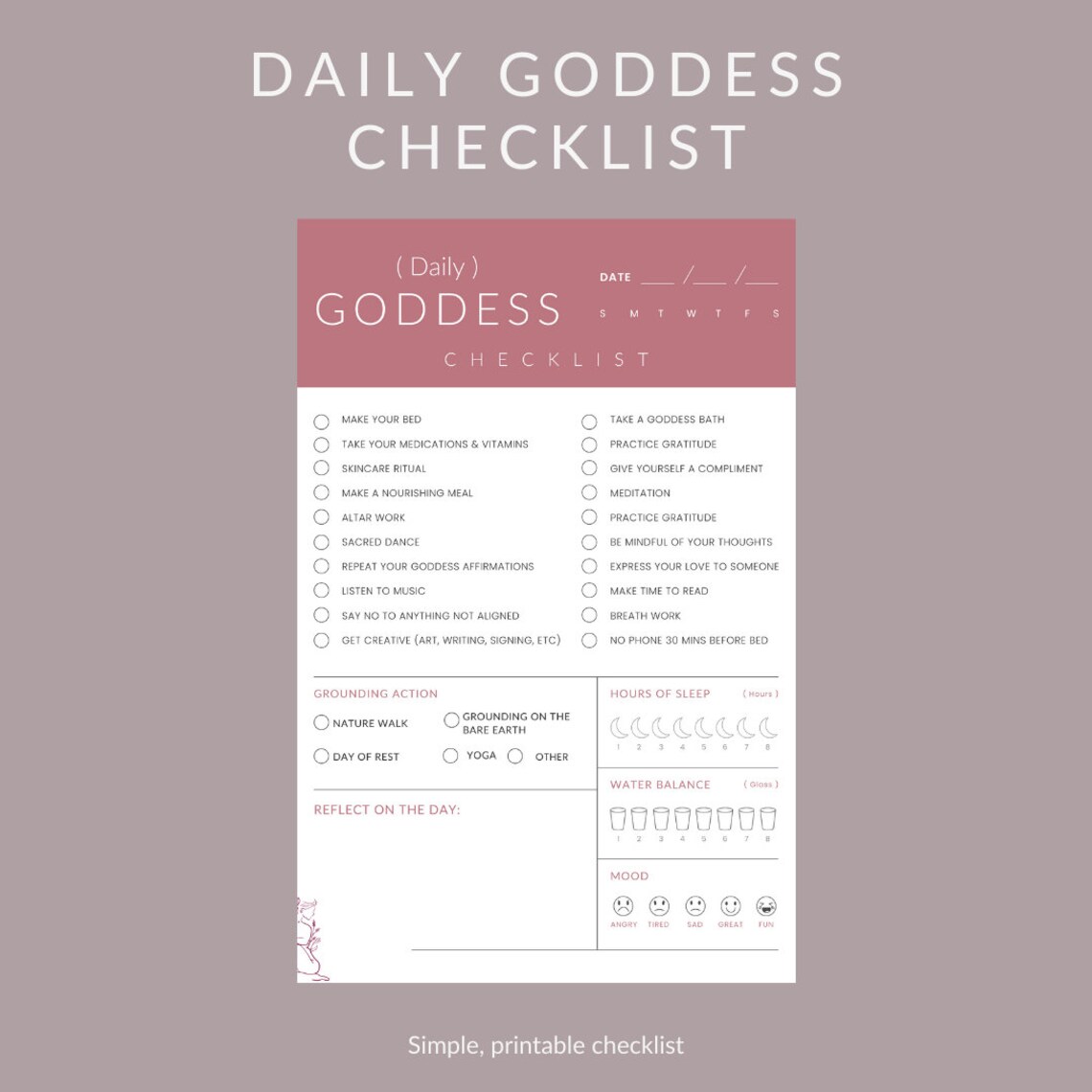 Digital Goddess Empowerment Checklist - Harness Your Inner Goddess ...