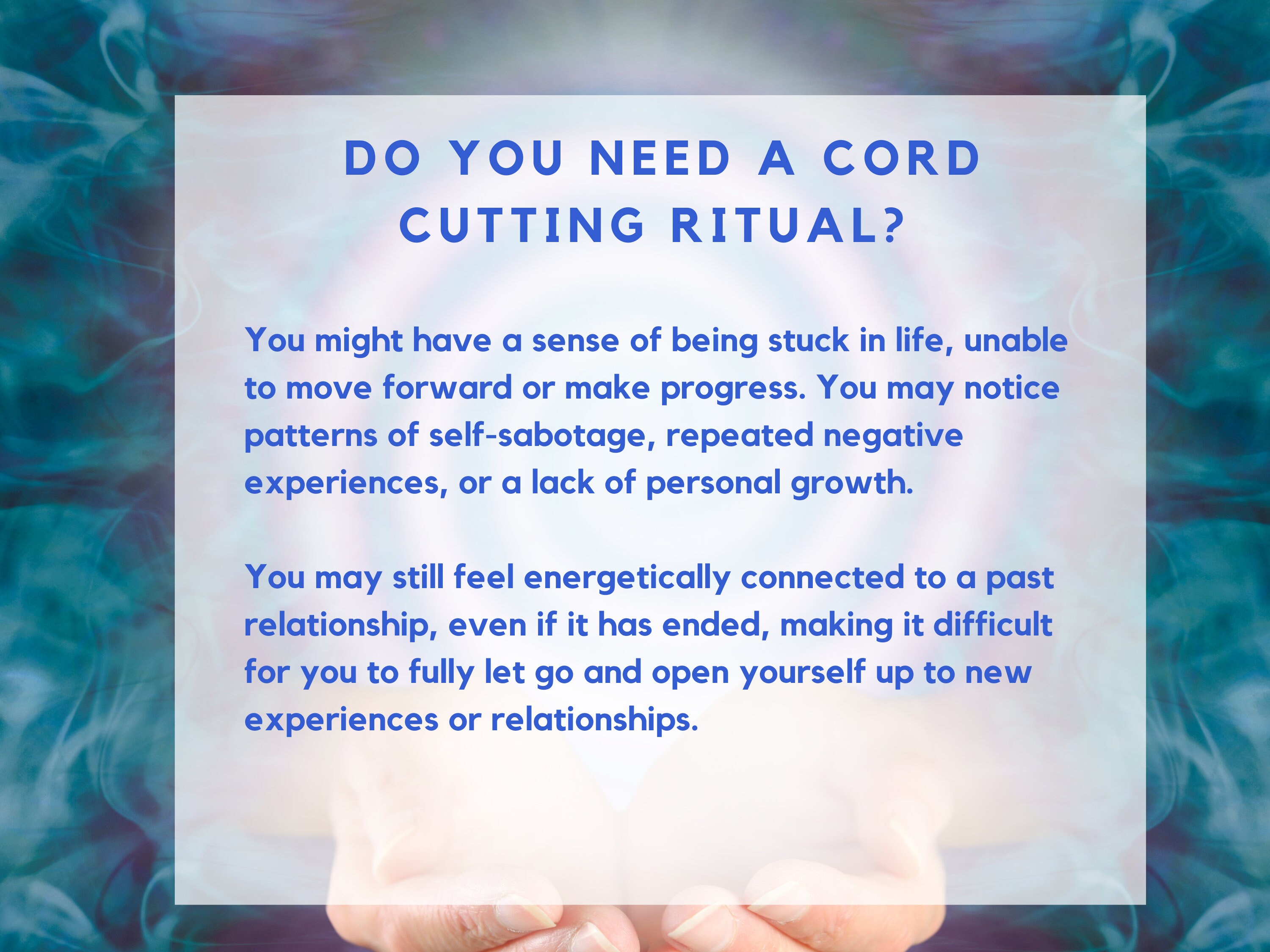 Cord Cutting Ritual Same Day DIY Past Relationship Cord Cutting PDF ...