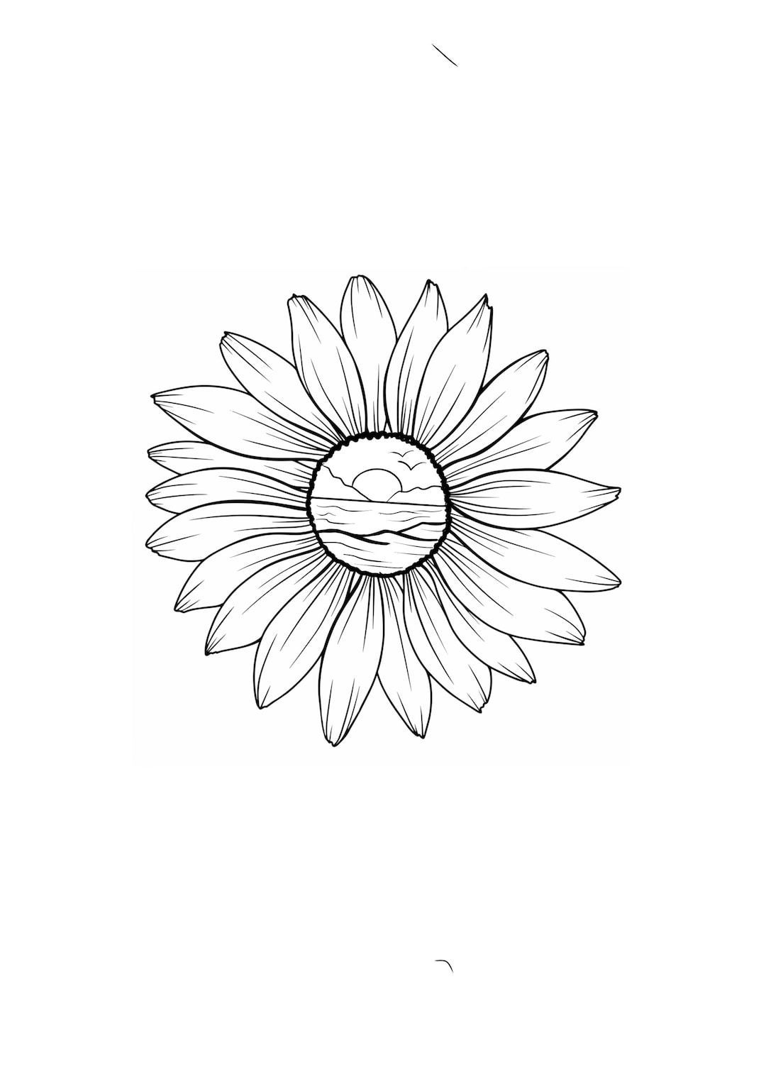 Daisy Tattoo Design - Etsy