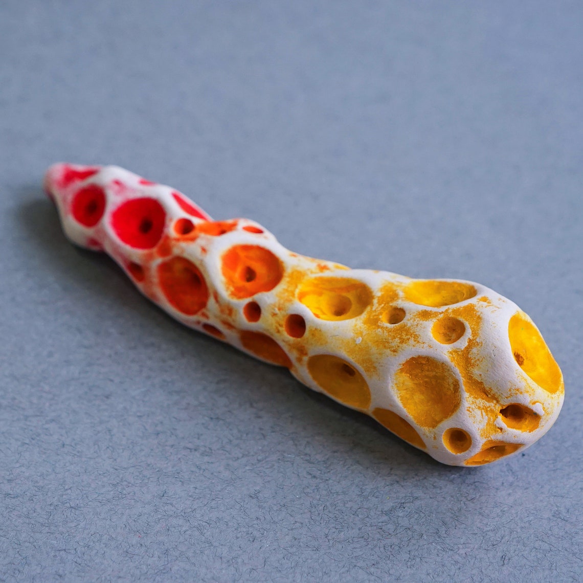 Handmade Art Ceramic Fantasy Pipe Unique Clay Smoking Cute Pipe One ...