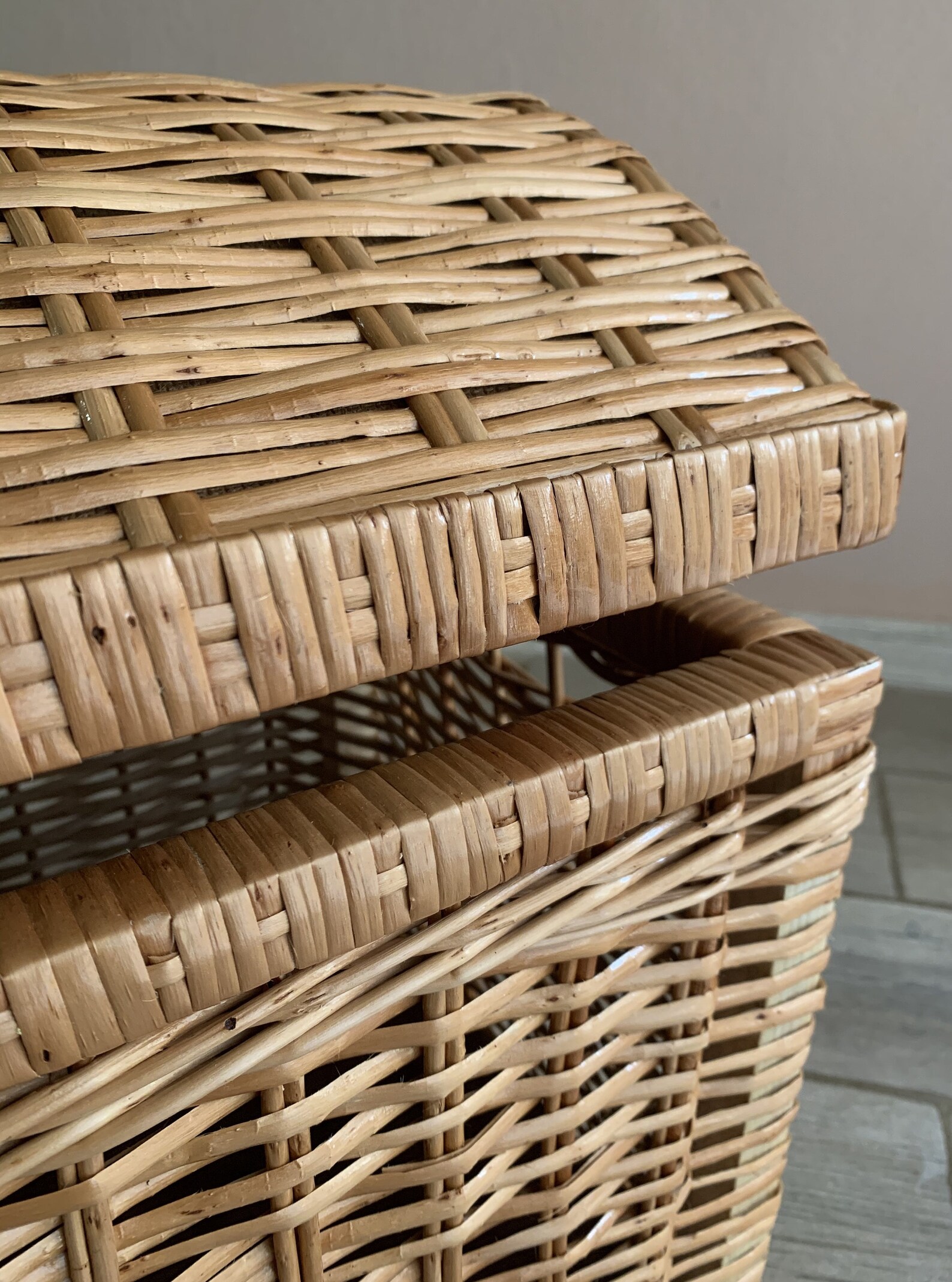 Large Basket Storage Basket Big Laundry Basket Big Wicker | Etsy