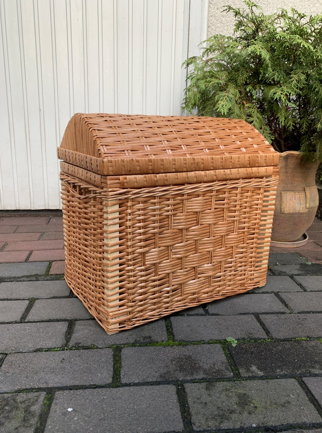 Large Basket, Storage Basket, Big Laundry Basket, Big Wicker Basket ...