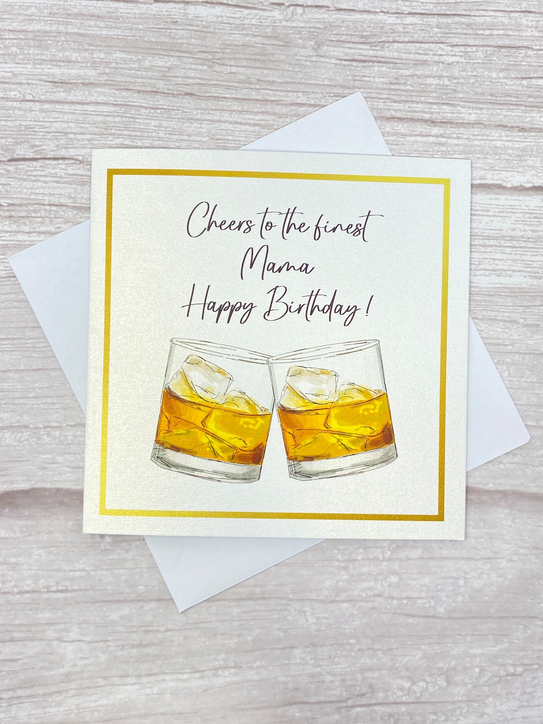 Happy Birthday Mama Card | Whisky Birthday Card | Card for Him, Mama ...