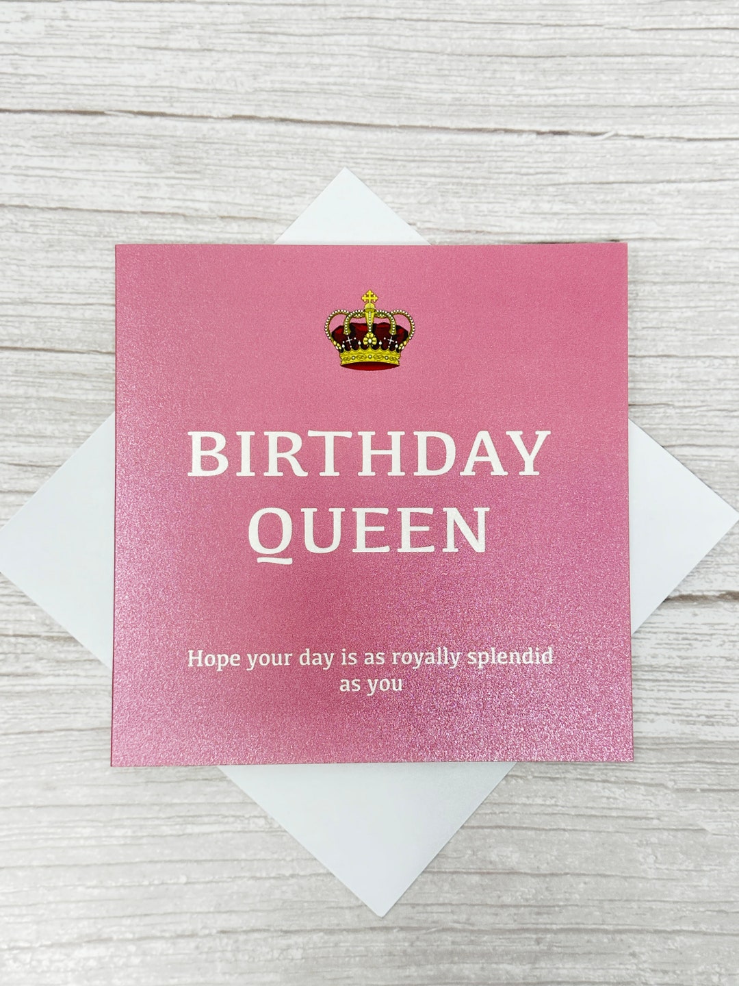 Birthday Queen Card | Card for Her | Celebrations | Card for Friend - Etsy