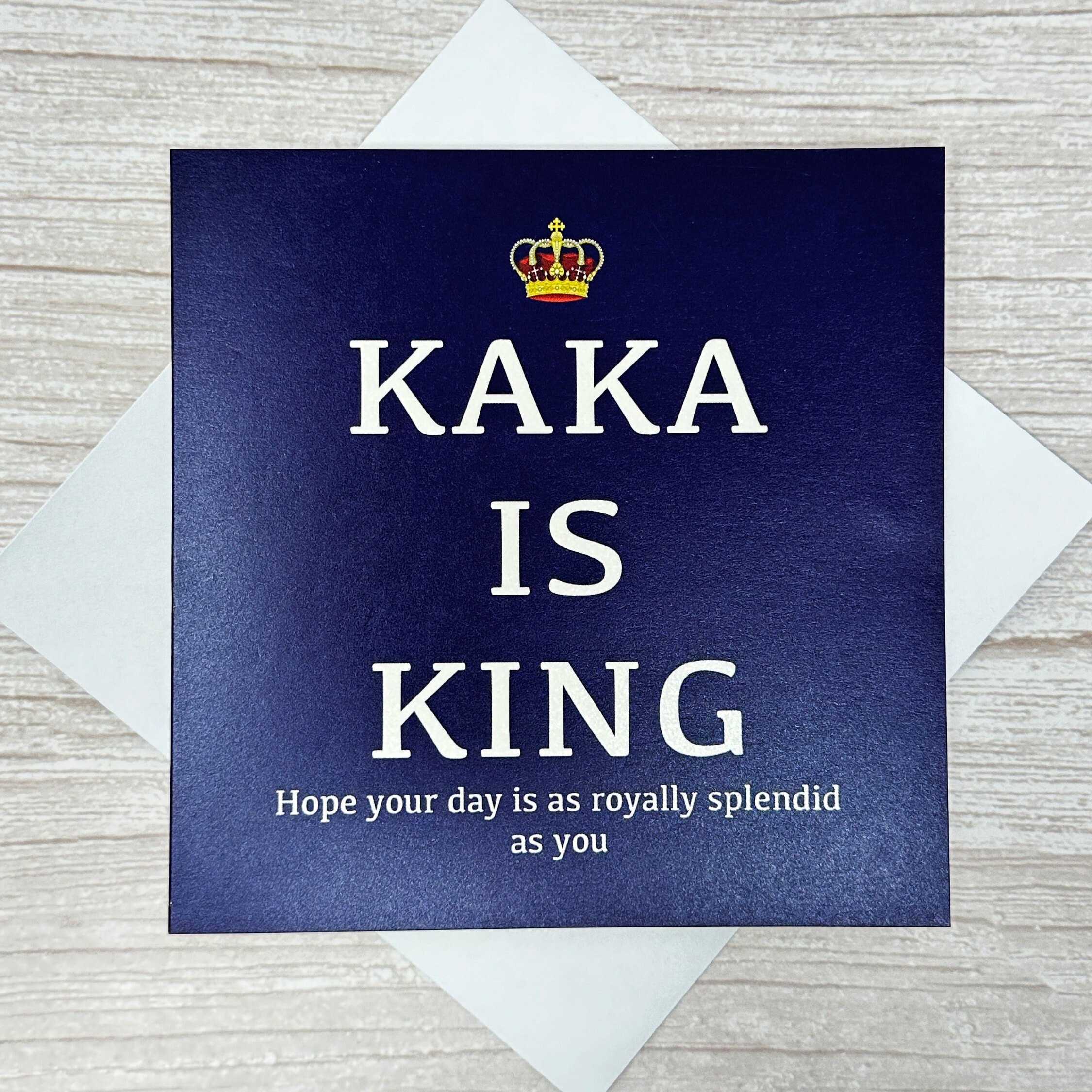 Kaka is King Birthday Card | Card for Him, Uncle | Indian Card | Desi ...