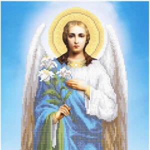 Archangel Gabriel Large DIY Bead Embroidery Craft Kit Religious Pattern ...