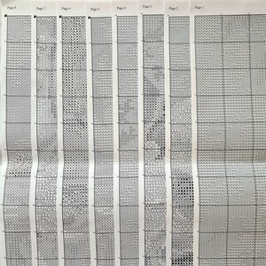 Large Floral Pattern Cross Stitch Embroidery Kit Pink Roses, Modern ...