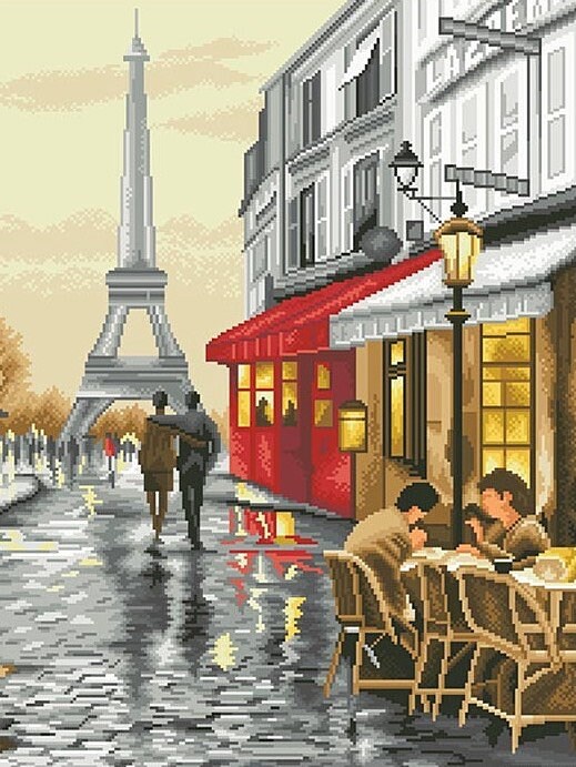 Eiffel Tower Large DIY Bead Embroidery Craft Kit for Adults - Etsy