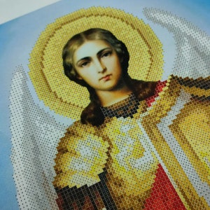 Archangel Michael Large DIY Bead Embroidery Craft Kit Religious Pattern ...