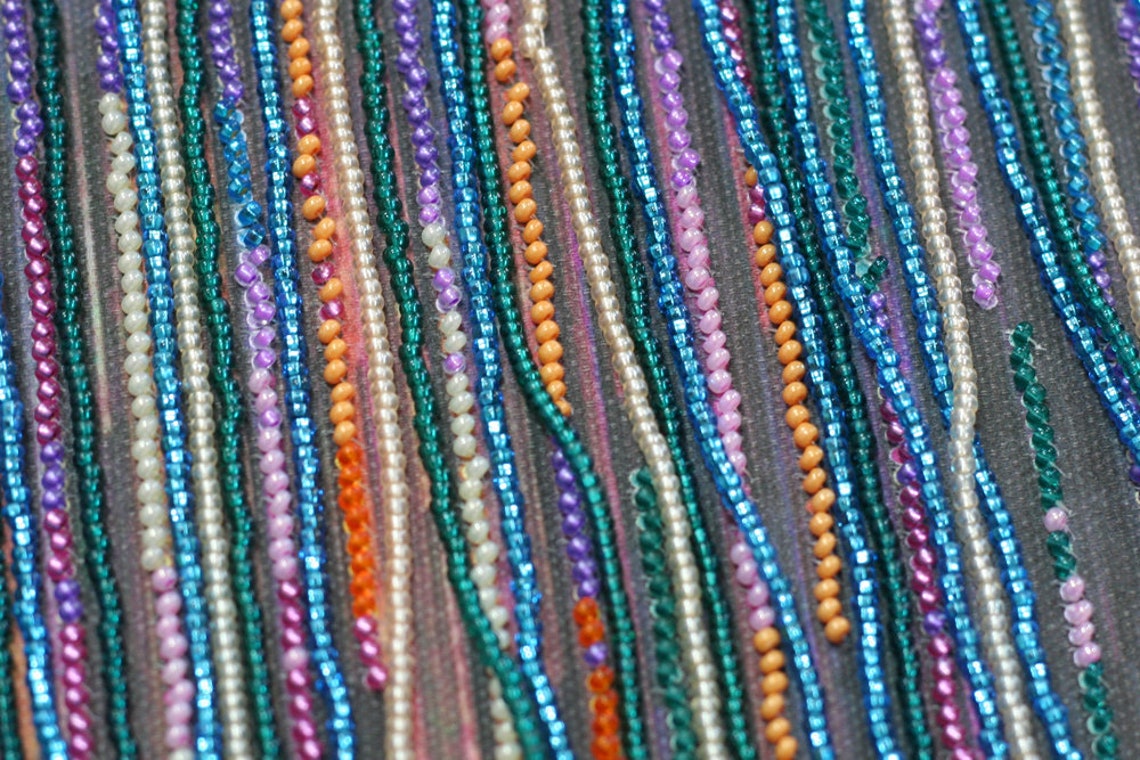 Large Beaded Cross Stitch Picture Kit Abstract Pattern, DIY Bead ...