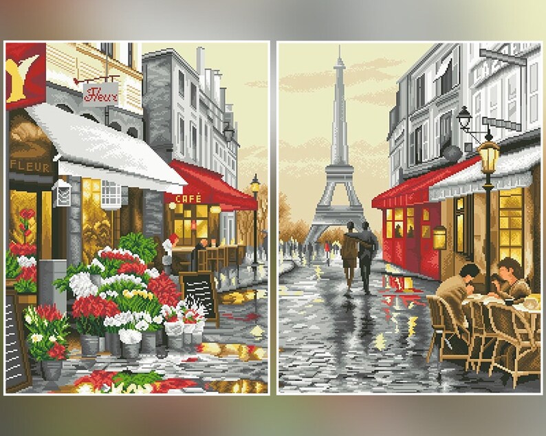 Eiffel Tower Large DIY Bead Embroidery Craft Kit for Adults - Etsy