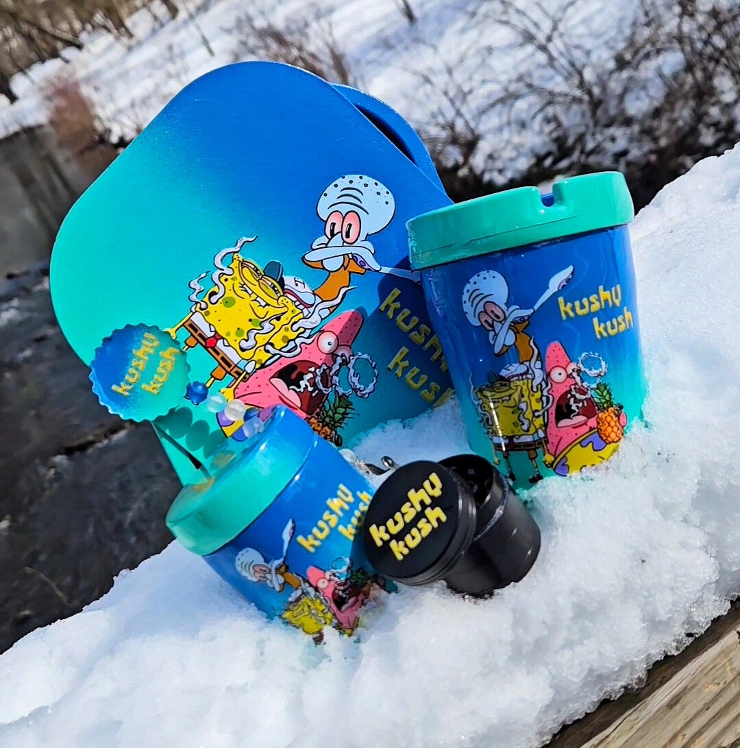 Custom Rolling Tray Set - Rolling Tray With Magnetic Lid - Smoking ...