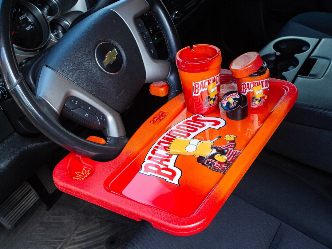 Steering Wheel Tray Set: Includes Car Tray, Small Metal Tray, Car ...
