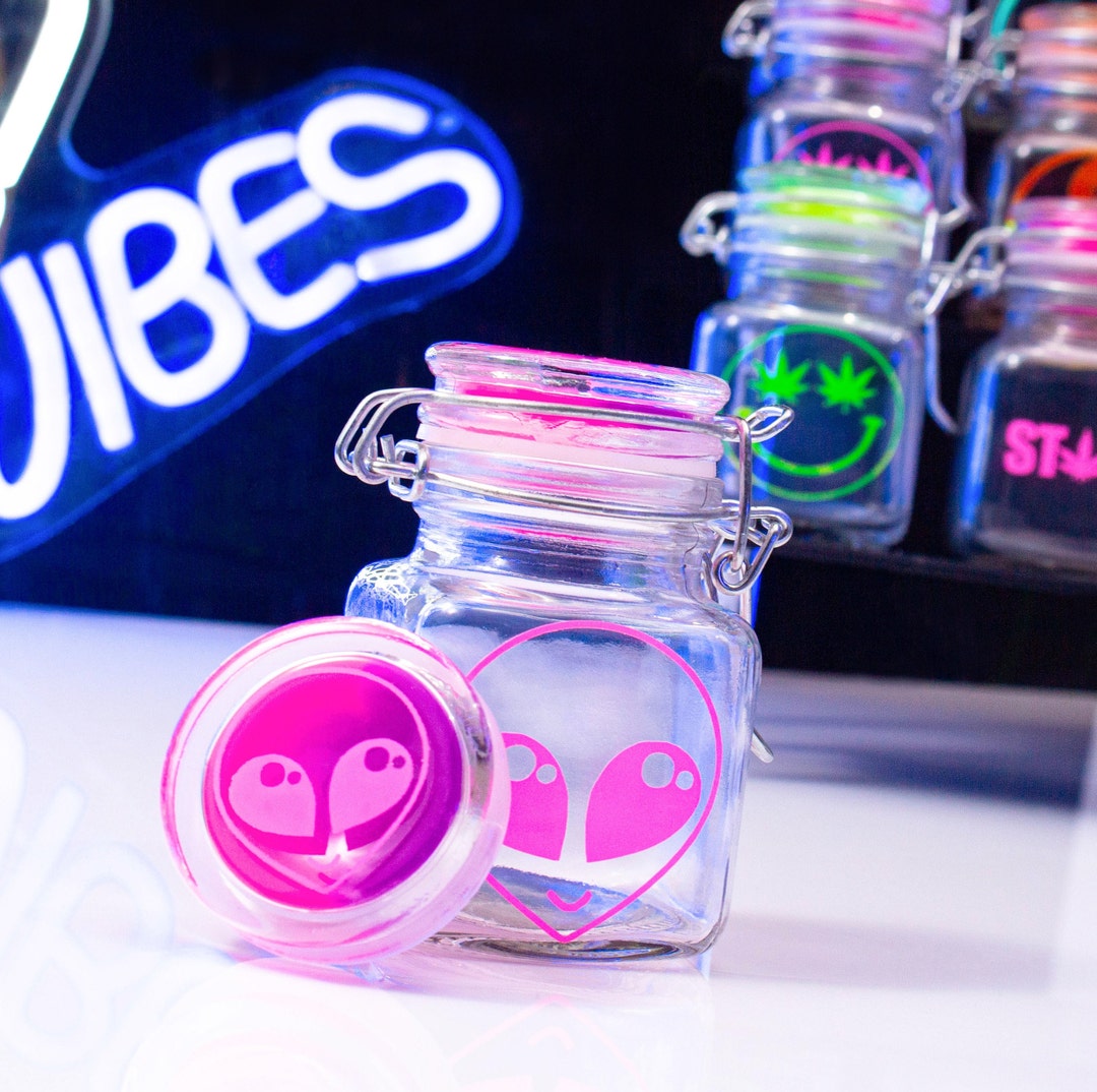 Alien Stash Jars Stash Jars Smell Proof Jar Airtight Lid Jar Stashjar ...