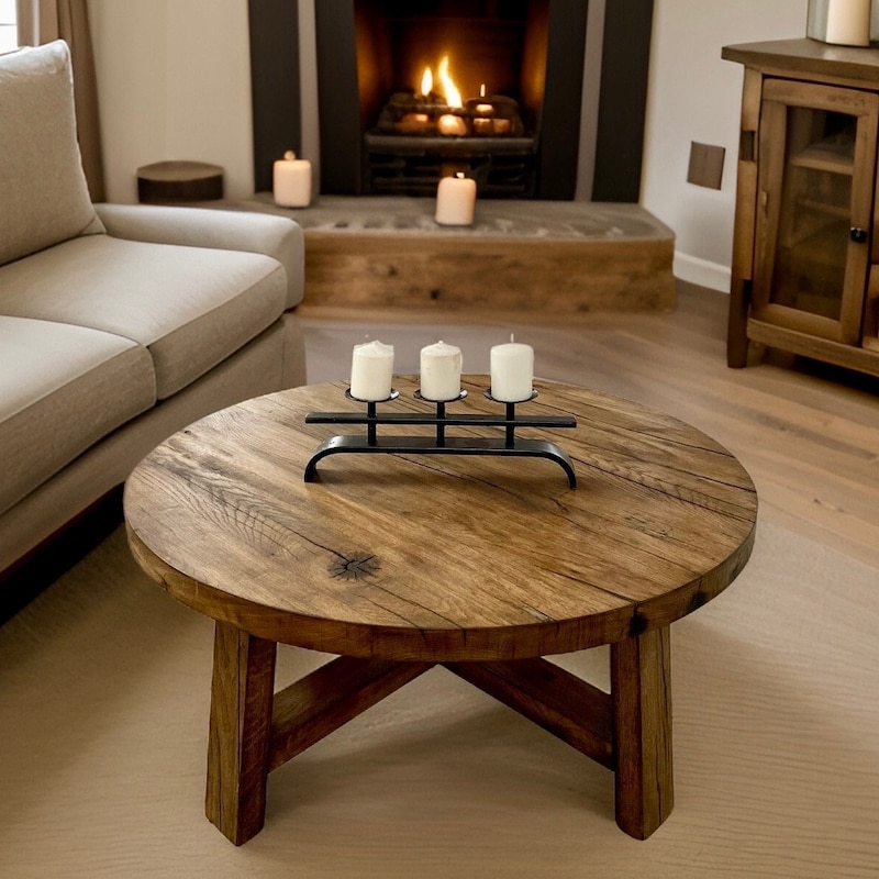 Round Coffee Table - Etsy