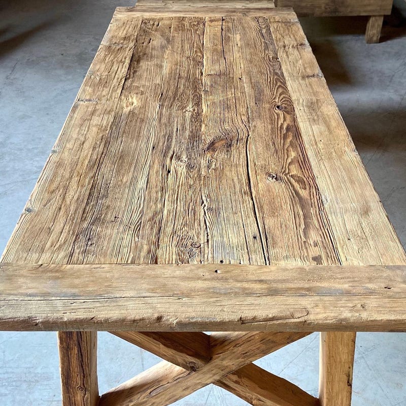 Rustic Dining Table - Etsy
