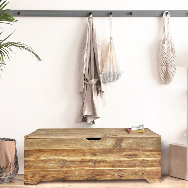 Rustic Storage Bench - Etsy