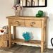 Rustic Reclaimed Oak Console Table: Slim Hall Entryway Table - Etsy