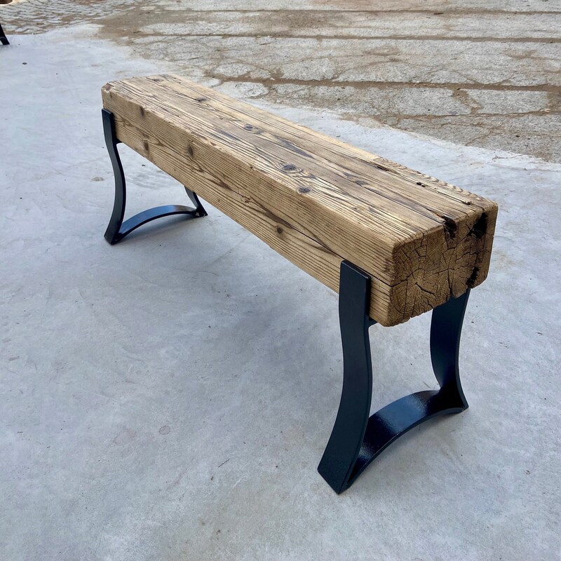Rustic Wood Benches - Etsy