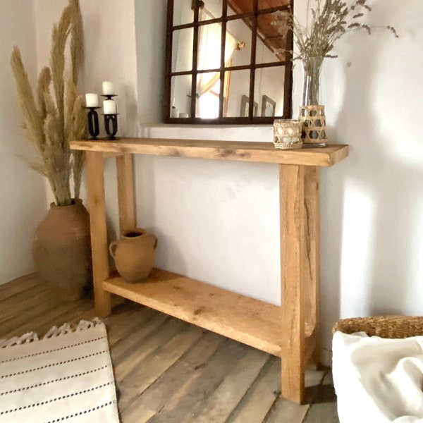Rustic Console Table - Etsy