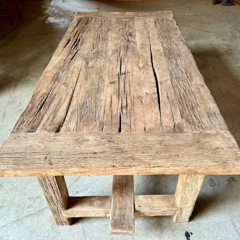 Reclaimed Wood Dining Table - Etsy