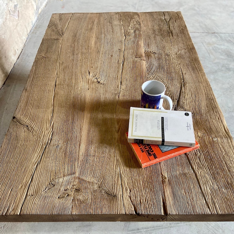 Reclaimed Wood Rustic Coffee Table - Etsy
