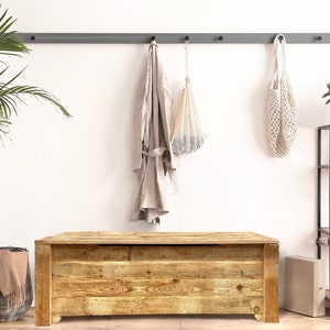 Rustic Wood Storage Bench – Entryway or Bedroom Furniture - Etsy