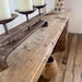Reclaimed Wood Console Table Narrow, Rustic Farmhouse Console Table ...