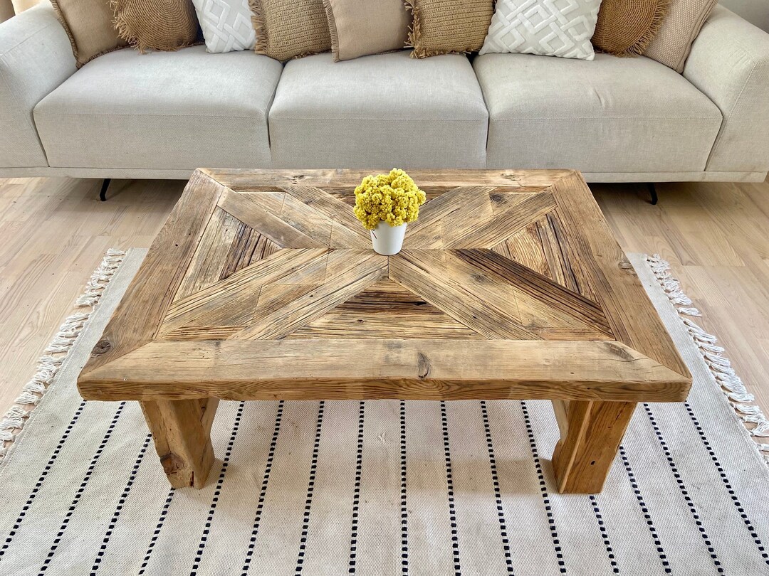 Wood Coffee Table Unique Home Design, Wood Furniture Rustic Coffee ...