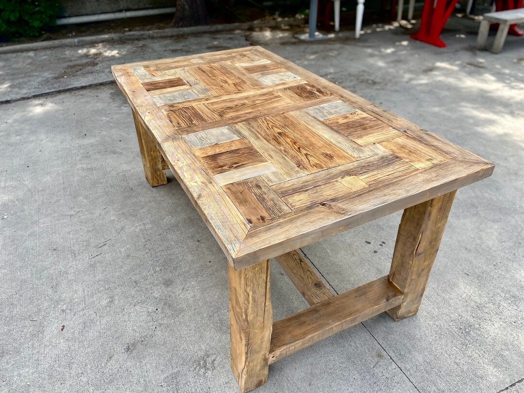 Custom Dining Table Rustic Farm House Furniture Reclaimed - Etsy
