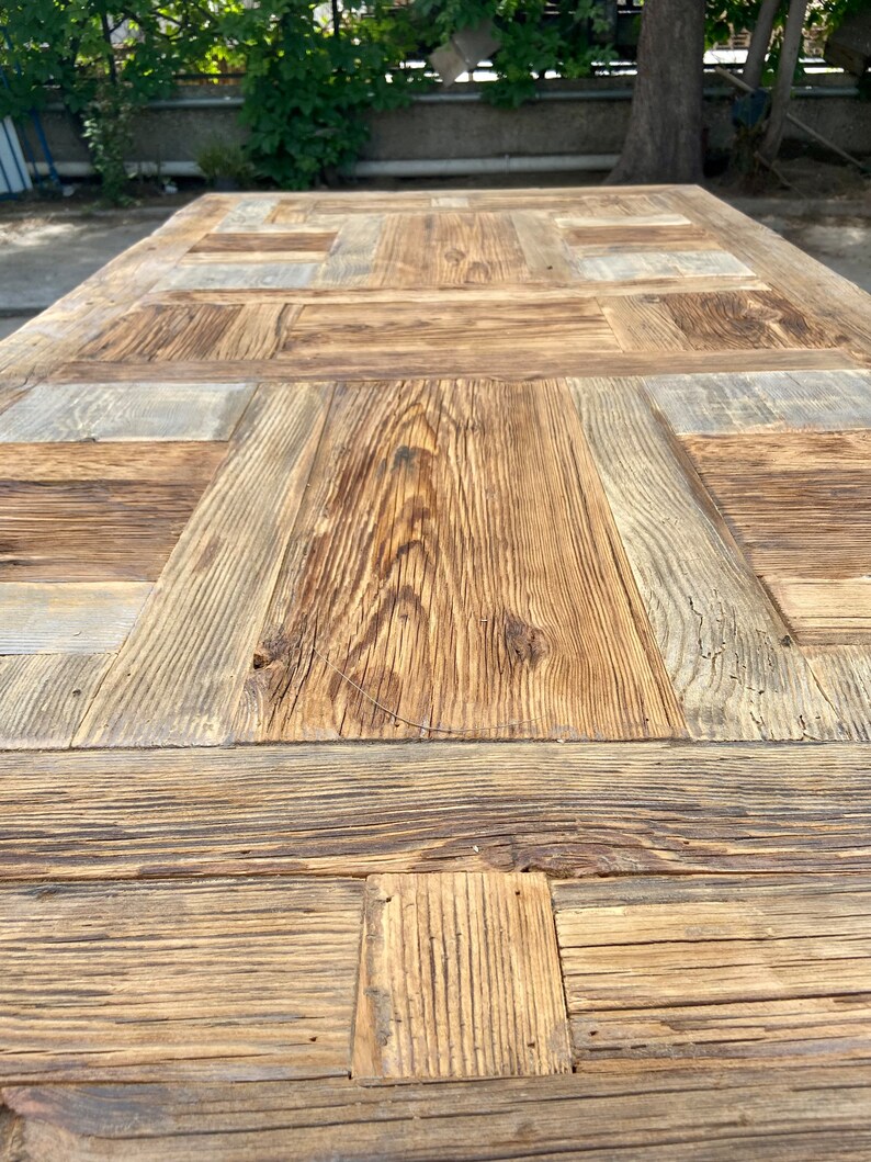 Custom Dining Table Rustic Farm House Furniture Reclaimed - Etsy