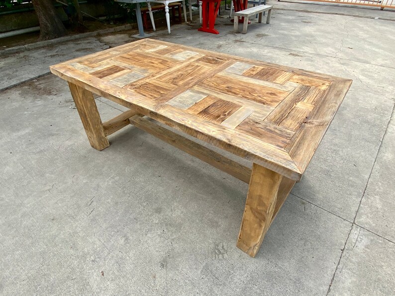 Custom Dining Table Rustic Farm House Furniture Reclaimed - Etsy