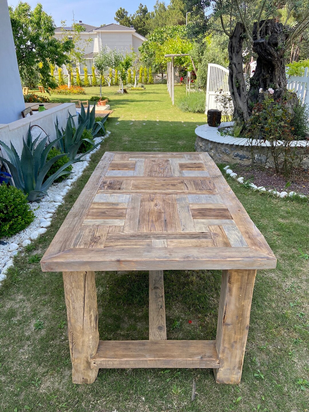 Custom Dining Table Rustic Farm House Furniture, Reclaimed Wood Farm ...