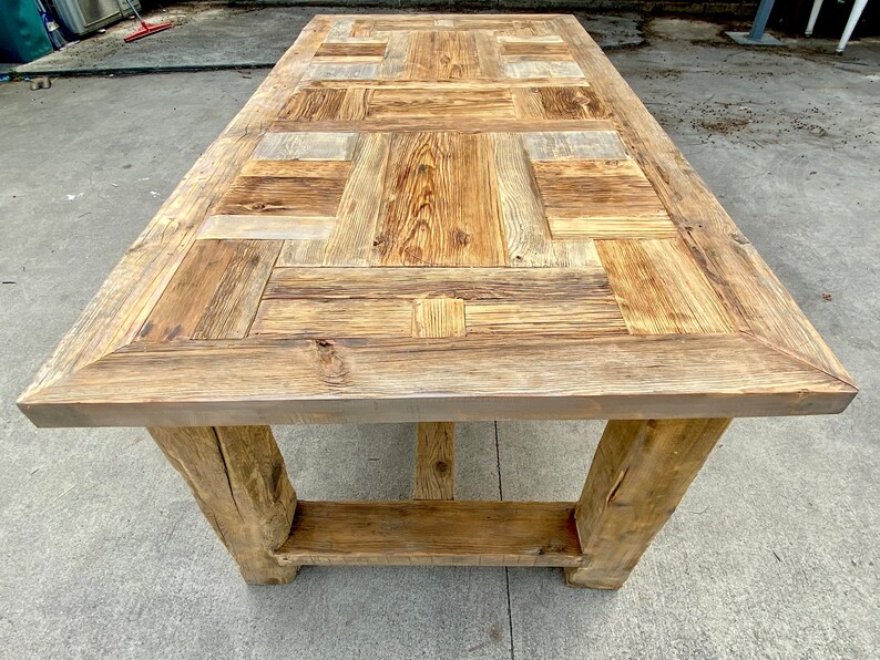 Custom Dining Table Rustic Farm House Furniture Reclaimed - Etsy