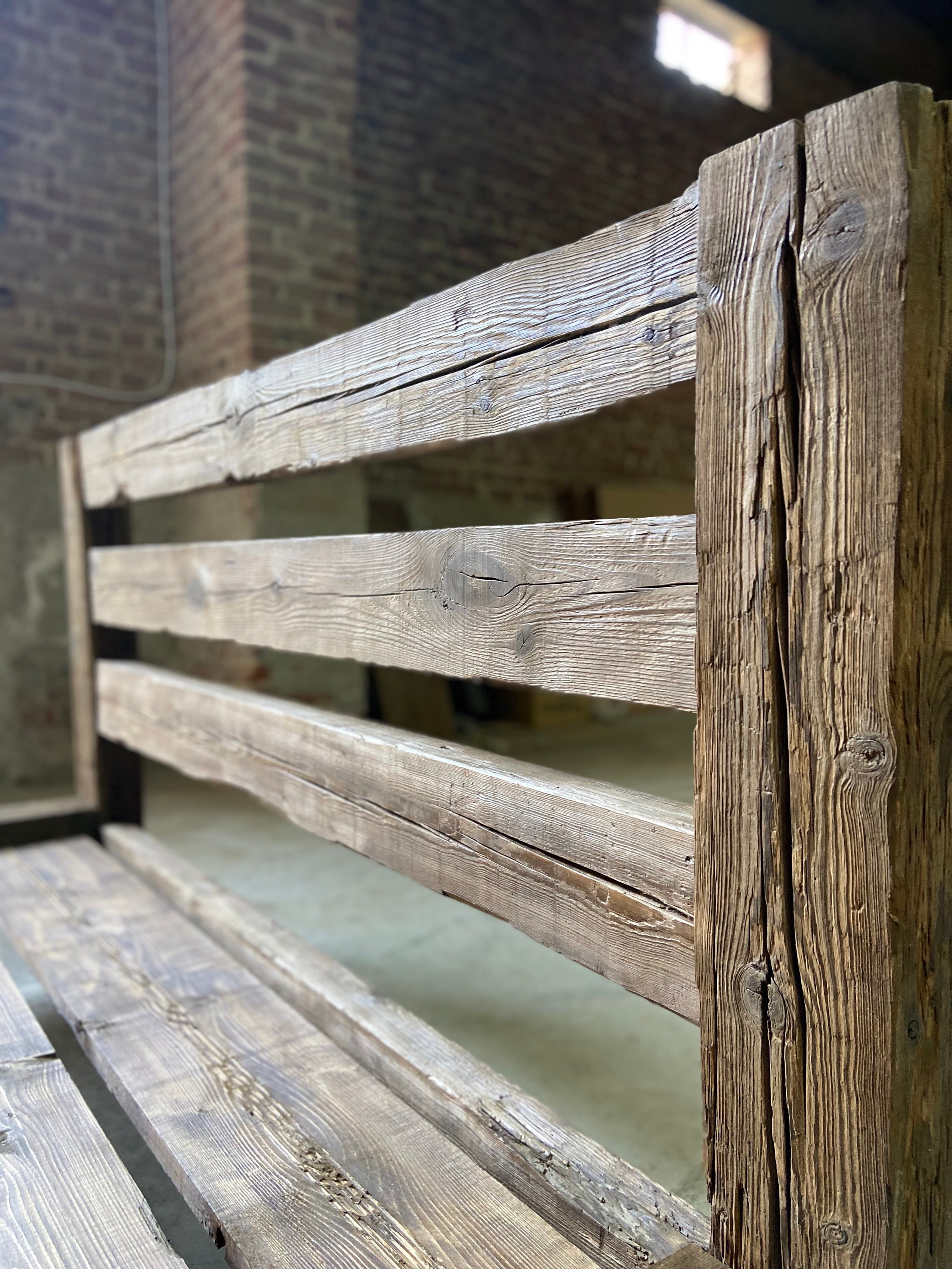 Farmhouse Style Bed Frame – Handmade Rustic Reclaimed Wood Platform ...