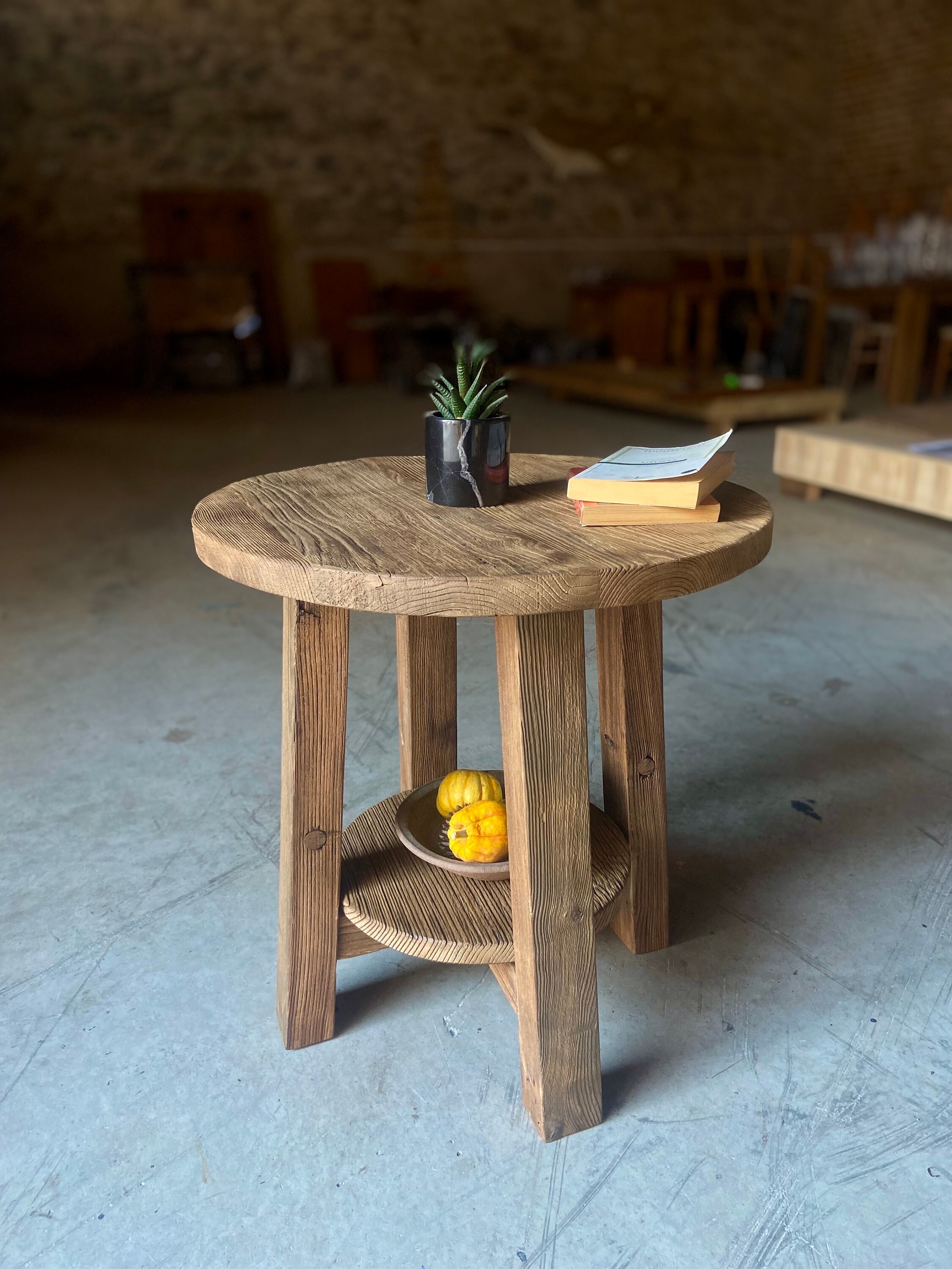 Darrell end table with storage store