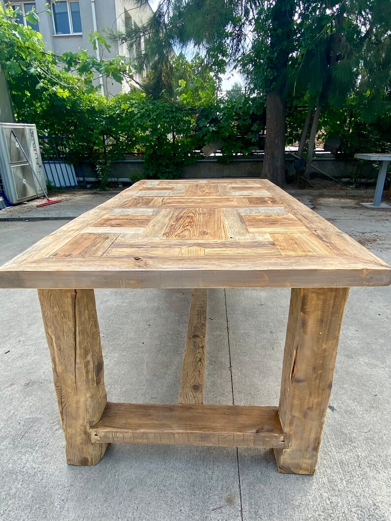 Custom Dining Table Rustic Farm House Furniture Reclaimed - Etsy