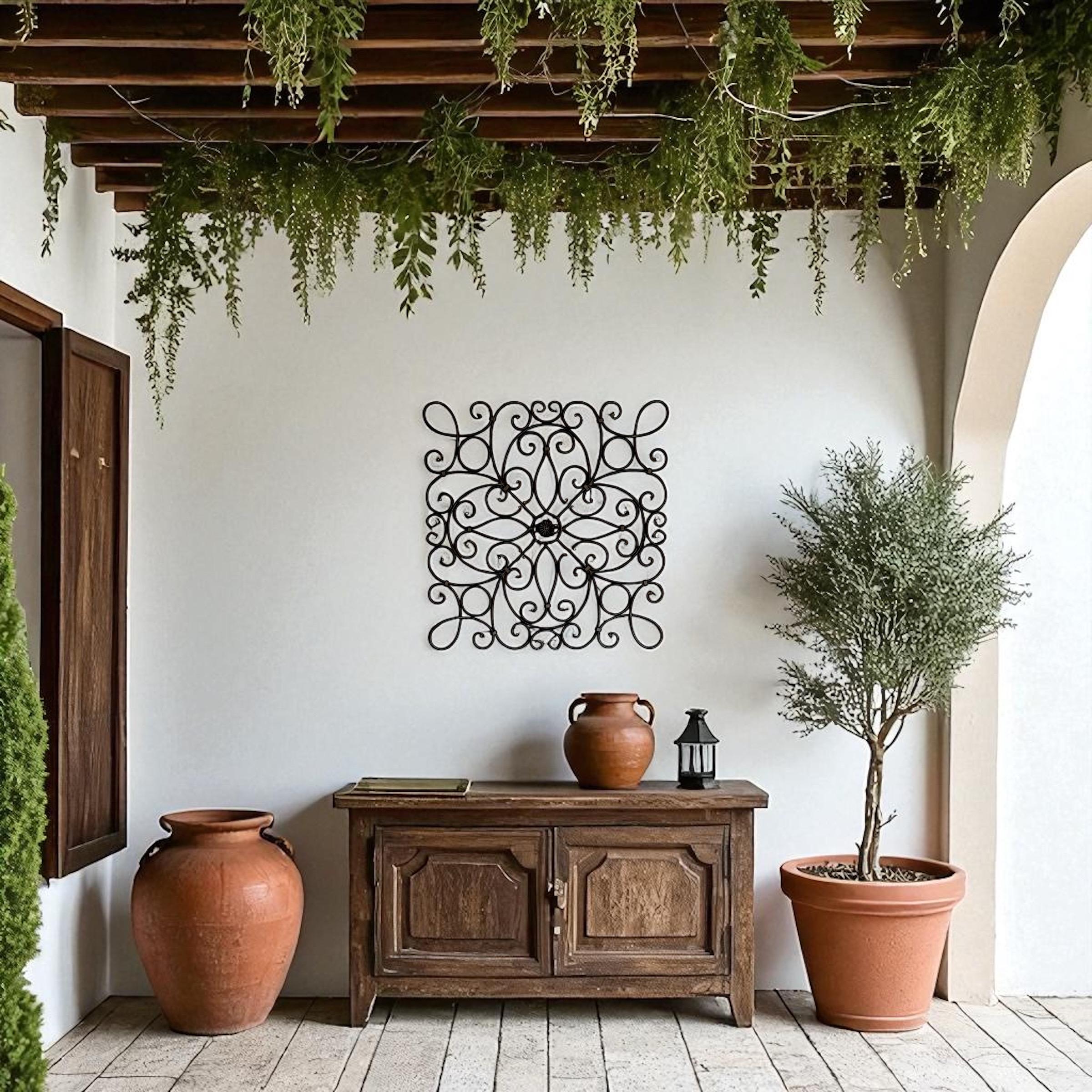 Blacksmith Crafted Wrought Iron Wall Art – Timeless Statement Piece - Etsy