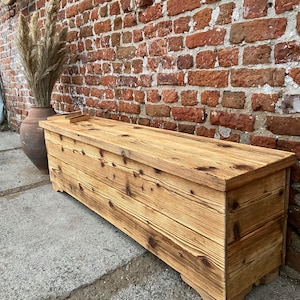 Rustic Reclaimed Wood Bench, Entry Bench With Storage, Rustic Wood ...
